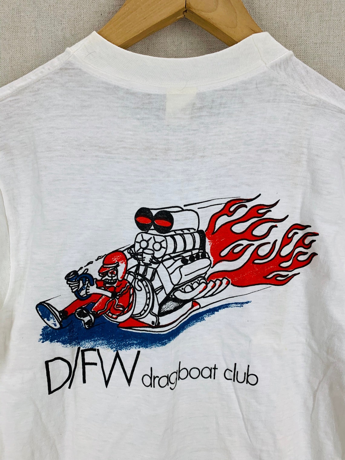NOS Vintage 60's 70s DFW Dragboat Club Drag Racing T-shirt - Etsy
