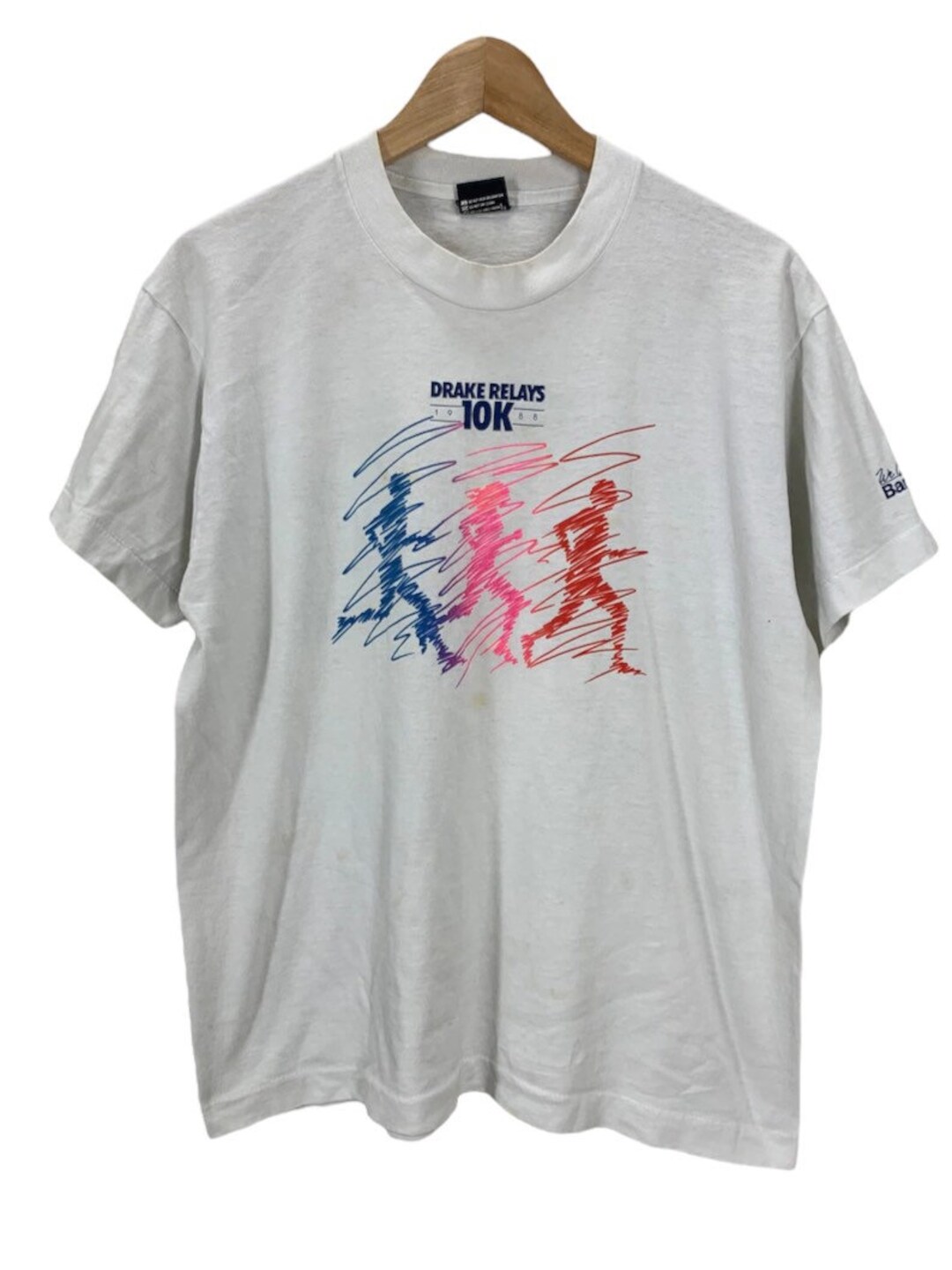 Vintage 80's Drake Relay Running Soft 50/50 Distressed T-shirt Sz ...