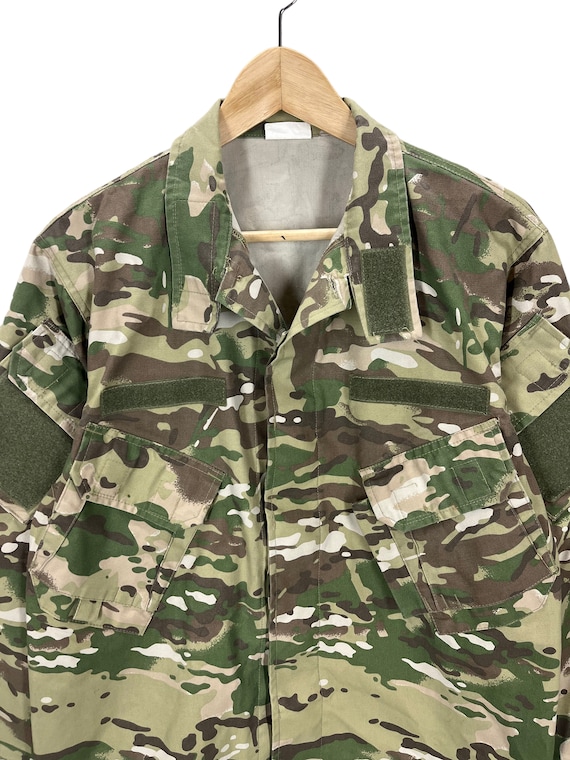 Military Camo Combat Tactical Army Jacket Small Excel… - Gem