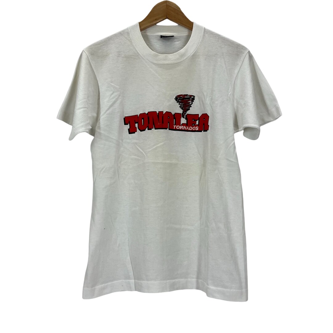 Vintage 80's Tonalea Tornados School Single Stitch 5050 Tshirt Size ...
