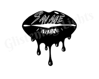 Savage SVG PNG File - Etsy