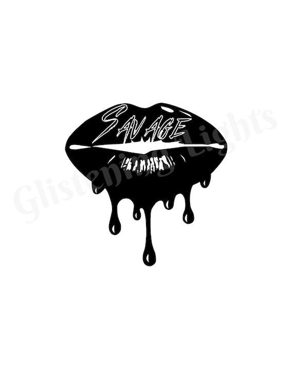 Savage SVG PNG JPG File - Etsy