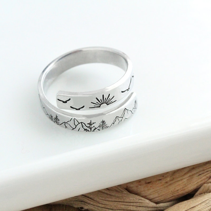 Mountain Ring - Etsy