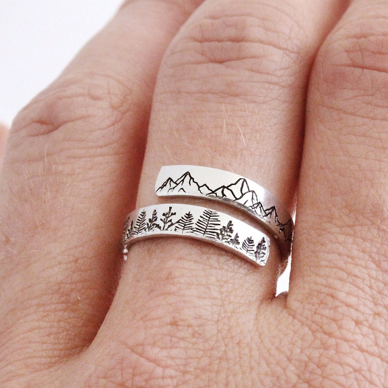 Mountain Ring - Etsy