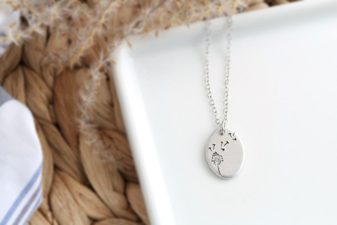 Dandelion Necklace, Dandelion Gifts for Friend, Dandelion Wishes, Just ...