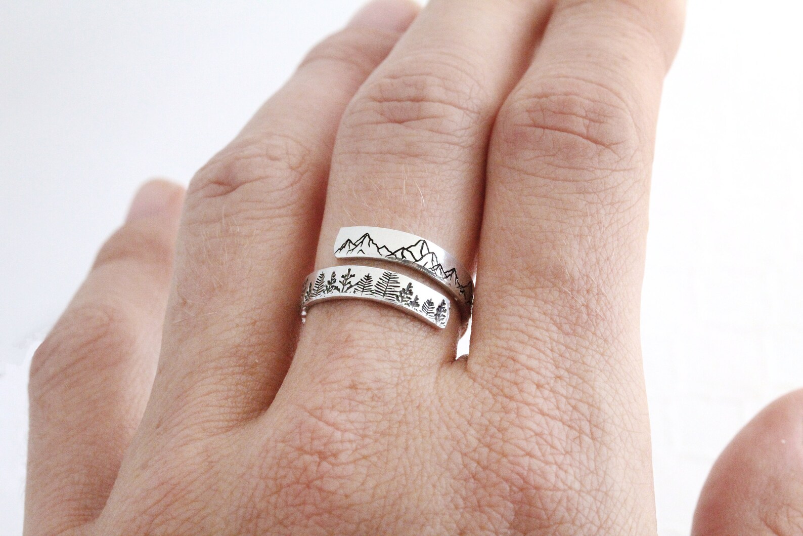 Forest Jewelry Tree Necklace Forest Ring Gift for Nature - Etsy