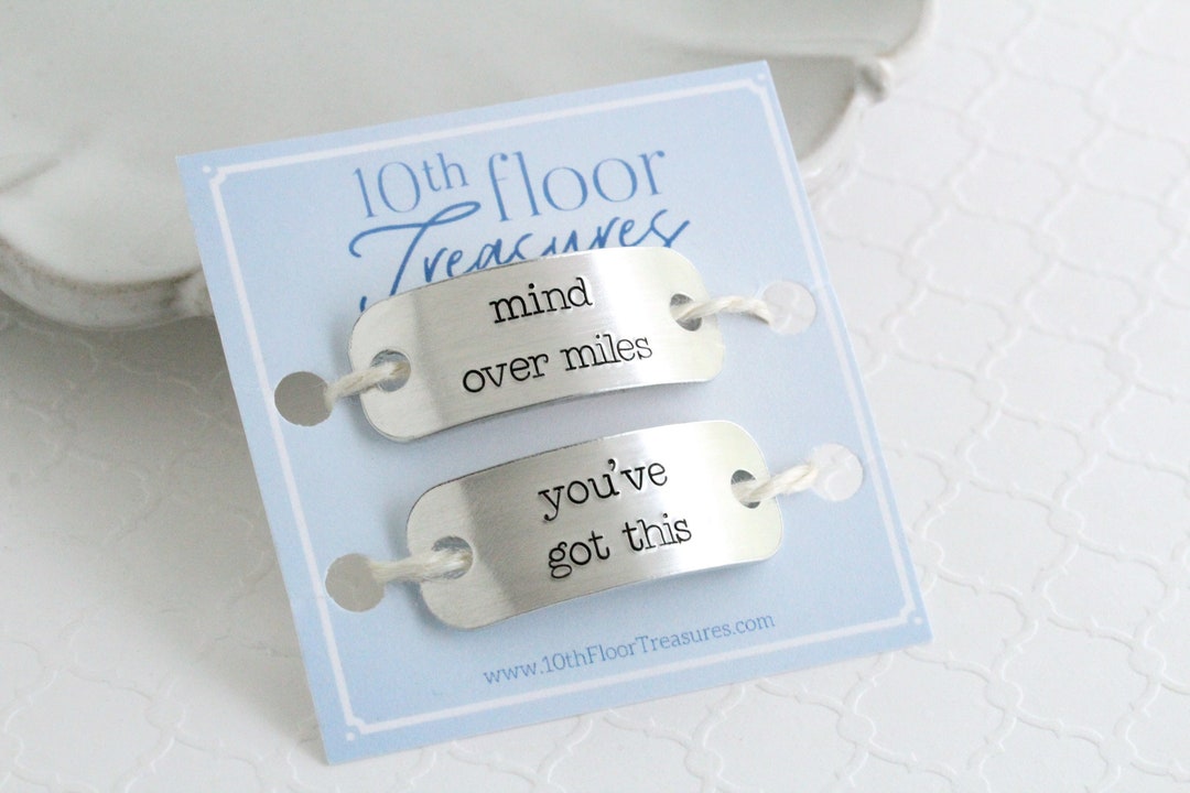 Personalized Running Shoe Tags, Marathon Gift for Runner - Etsy