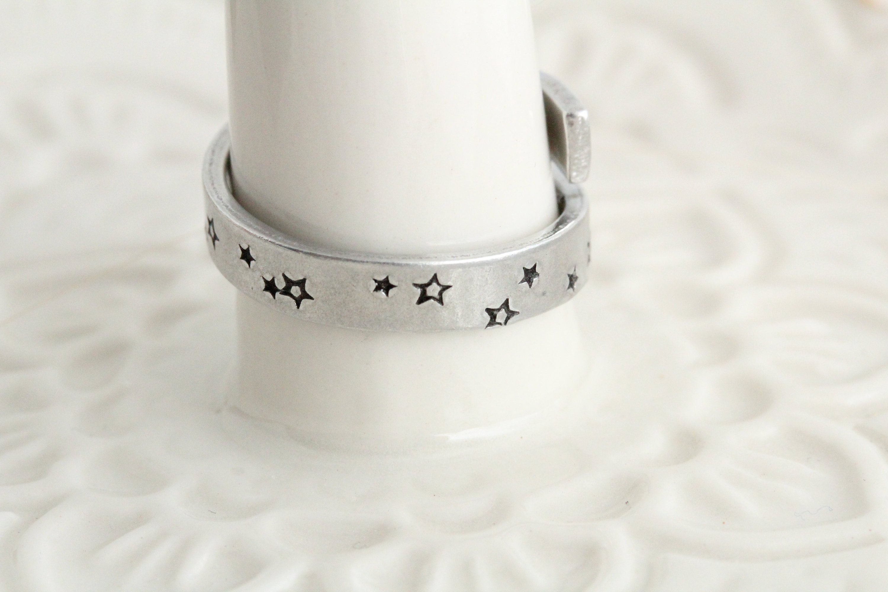 Moon And Star Ring Starry Night Ring Moon Ring Adjustable | Etsy