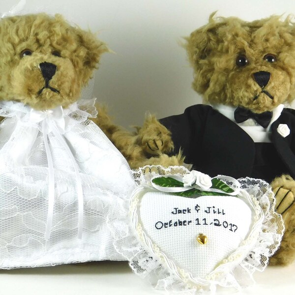 Bear Bride and Groom - Etsy