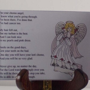 Chemotherapy Patient Gift, White Teddy Bear Angel for Breast Cancer ...