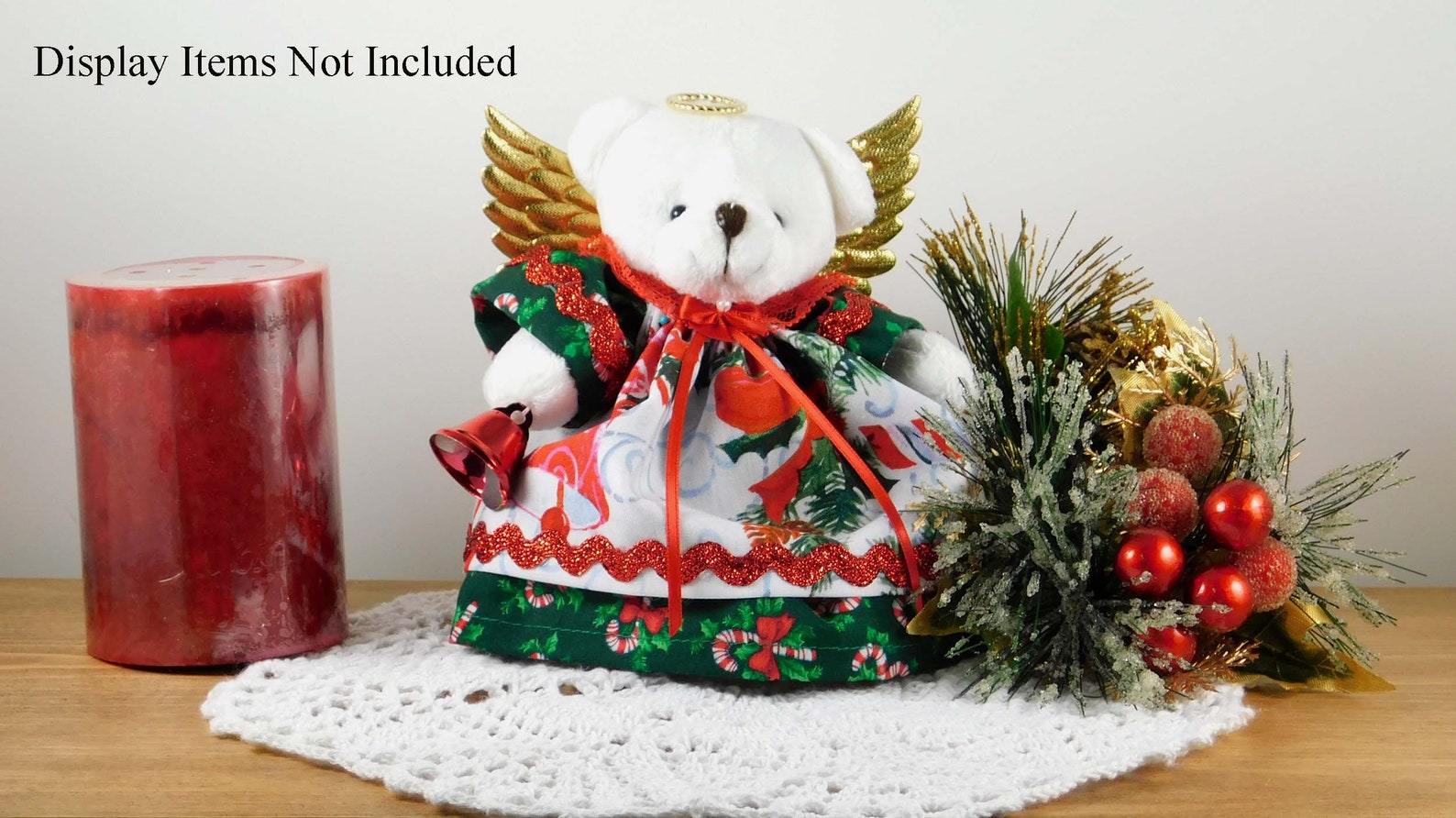 Christmas Teddy Bear Decorations Plush Bear Christmas Gift | Etsy