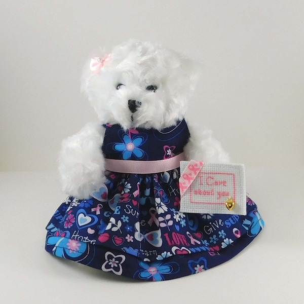 Breast Cancer Teddy Bear - Etsy