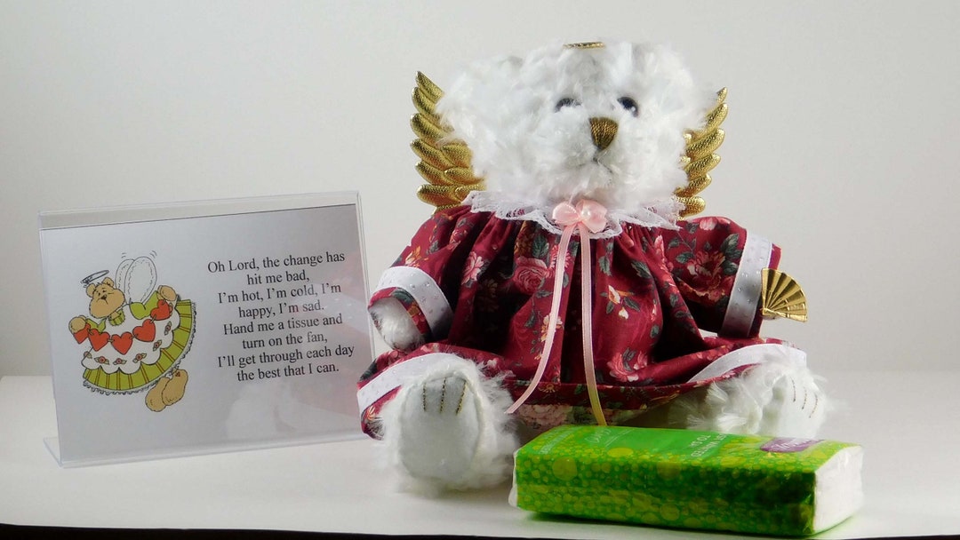 Menopause Angel Bear Gift: Humorous Keepsake for Women - Etsy