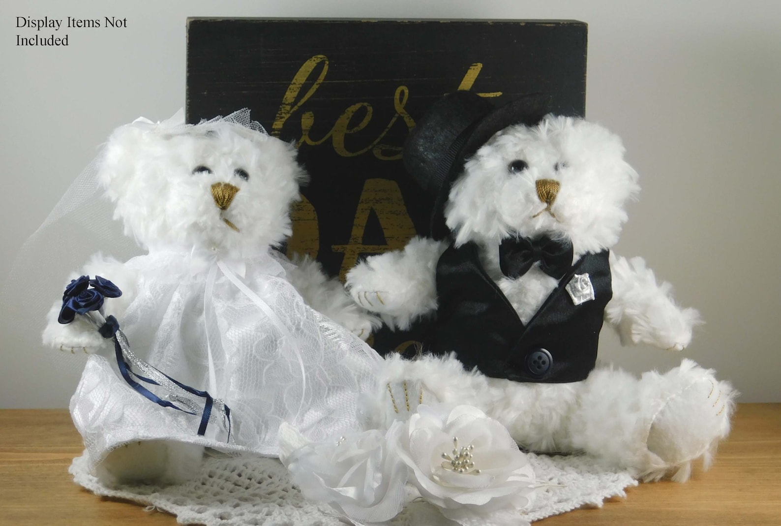 Bride and Groom Teddy Bears Wedding Gift Wedding Bears for | Etsy