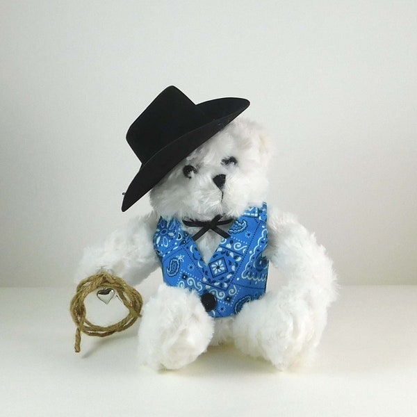 Cowboy Teddy Bear - Etsy