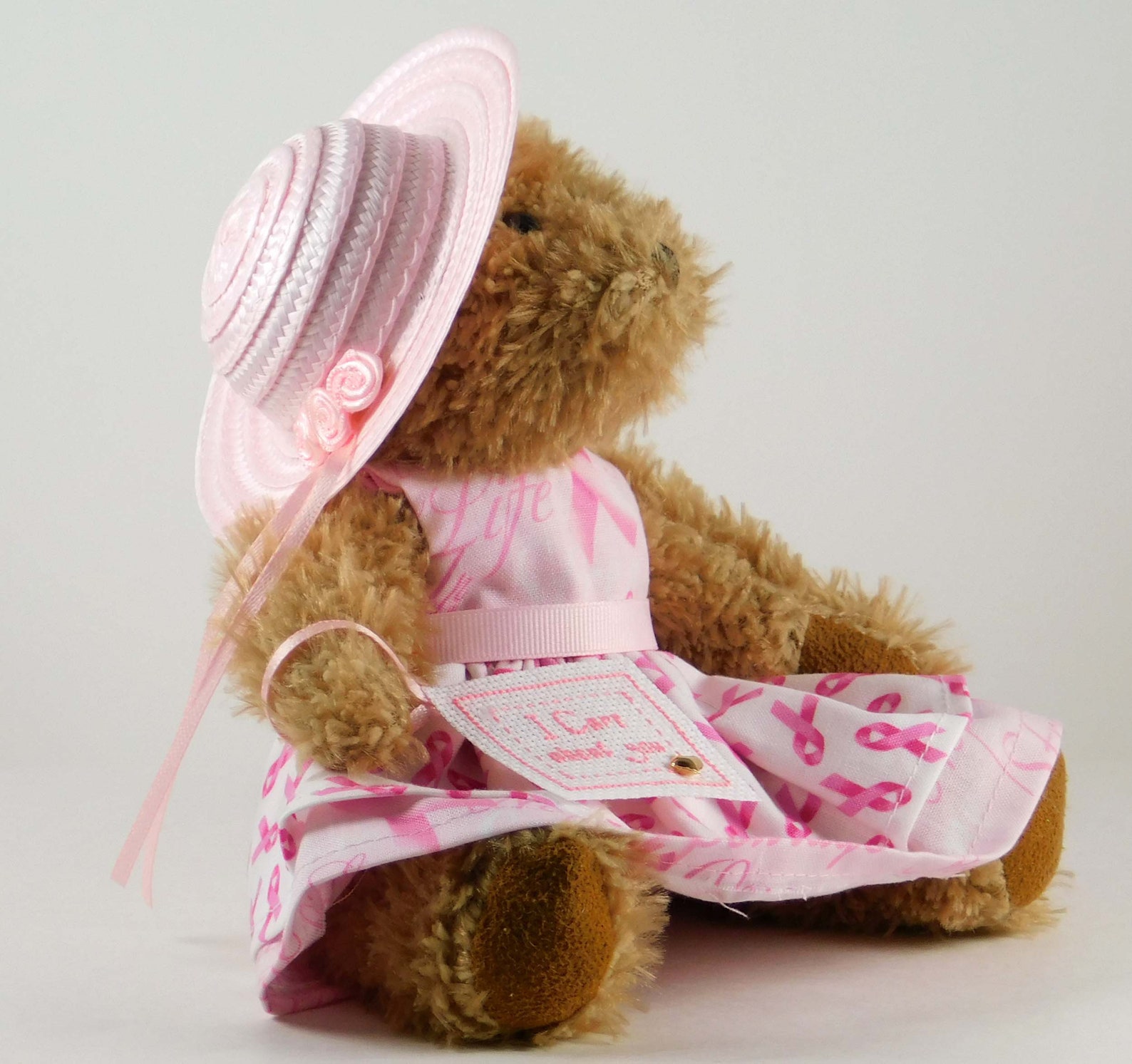 Gift for Breast Cancer Patient Teddy Bear in Pink Ribbon - Etsy