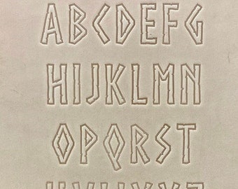 1 Tall DELRIN Alphabet/letter Embossing Plate Set 7B - Etsy