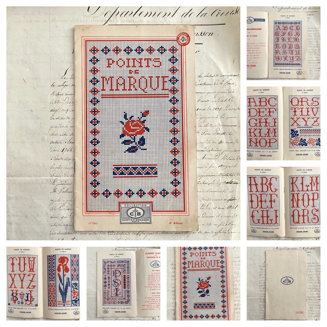 French Vintage Cartier Bresson Points De Marque Album Paris - Etsy