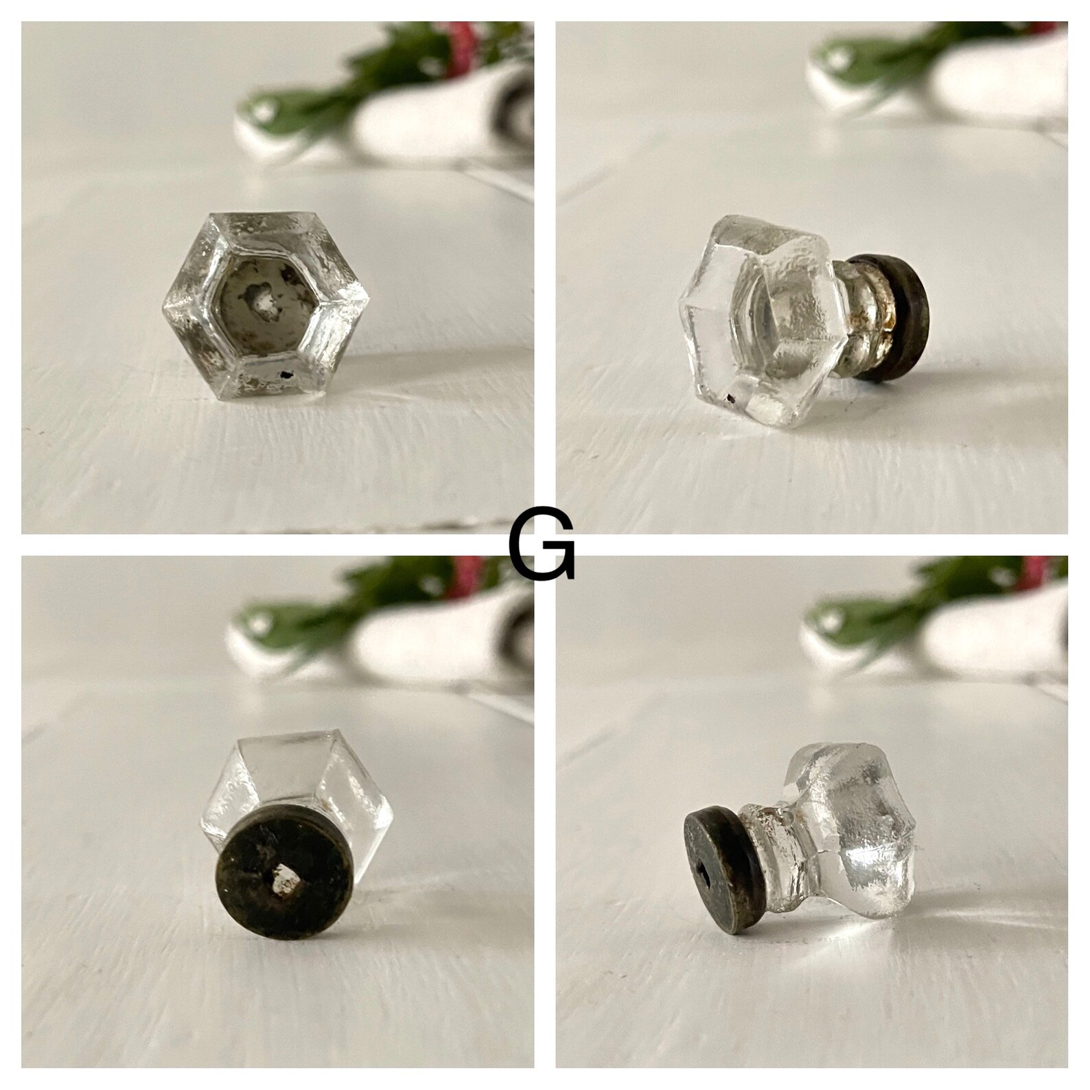 Choose French Antique Glass Door Knob - Etsy