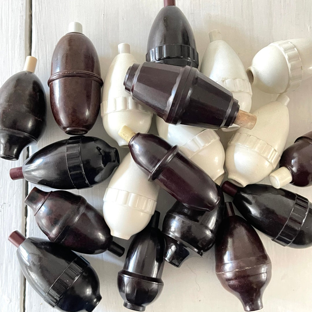 French Art Deco Bakelite Push Button Light Switch - Etsy