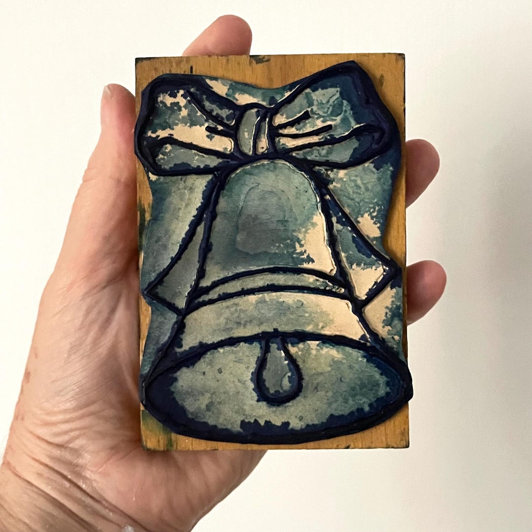 XL French Vintage School Stamp Bell - Etsy