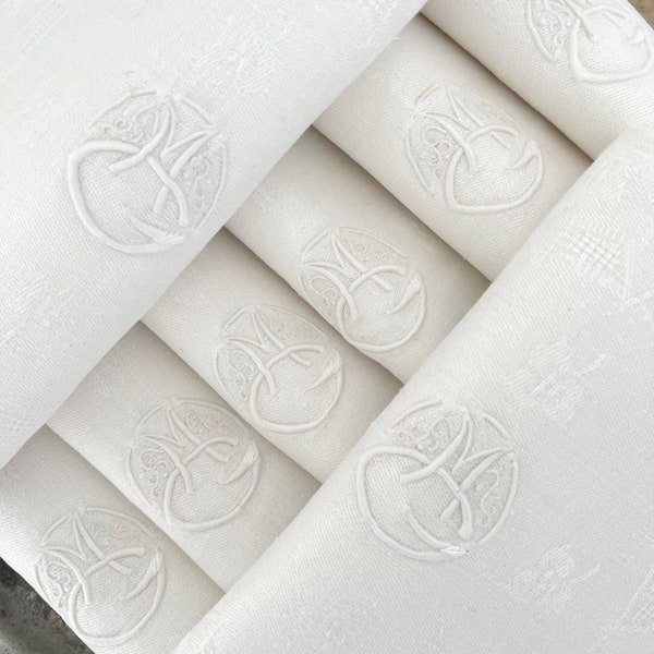 Antique Monogrammed Linens - Etsy