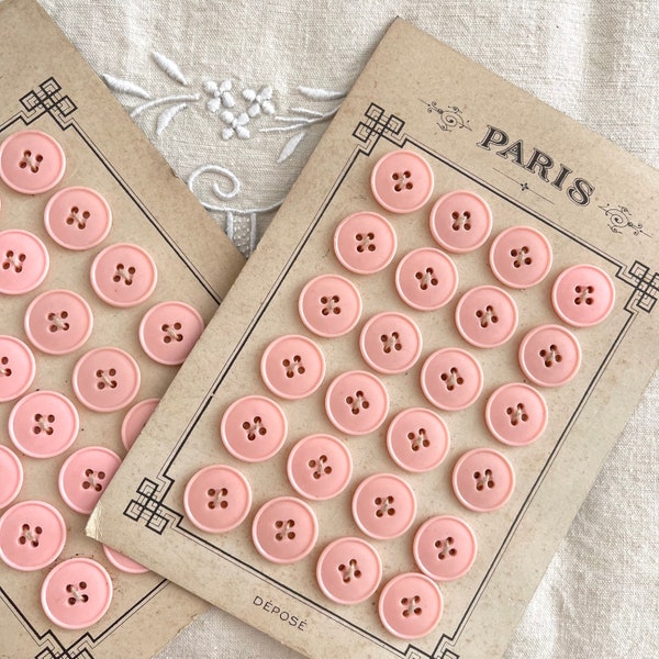 Pink Buttons - Etsy