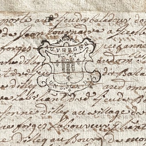 1740 French Antique Sheet Legal Document - Etsy