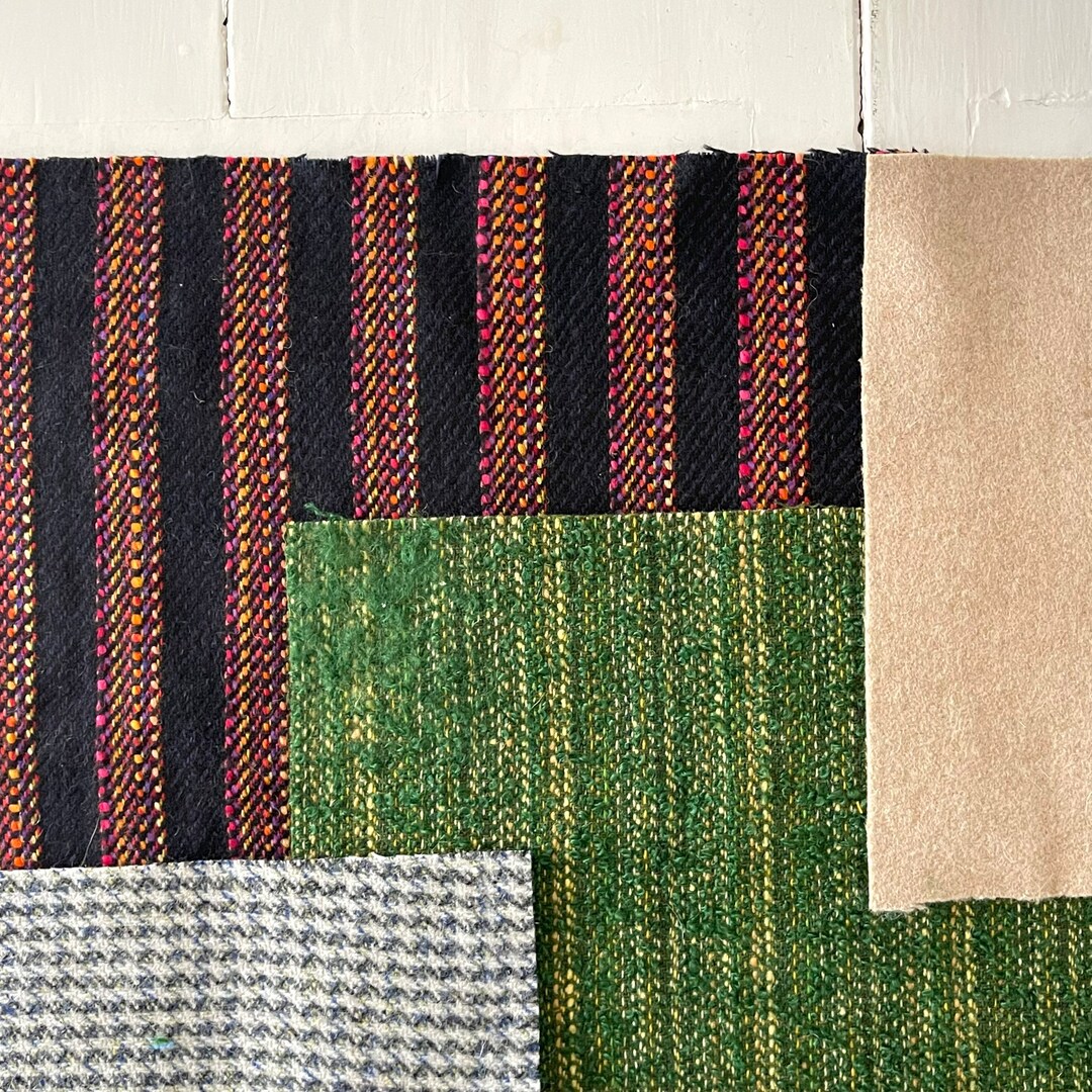 Vintage Homespun Scottish Wool Swatches - Etsy
