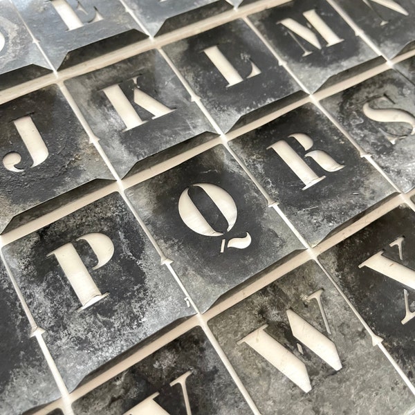 Alphabet Stencil - Etsy