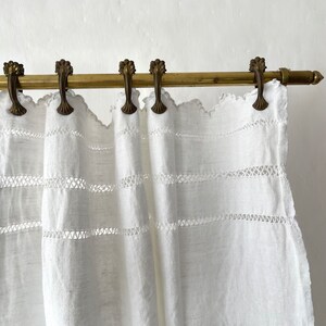 23 French Antique Cafe Rod, Pot Rack, Stair Rod With Fixing Loops - Etsy