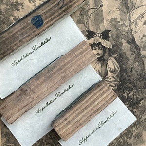 French Vintage Wine Producers Label Stamp Block, Wine Making ...