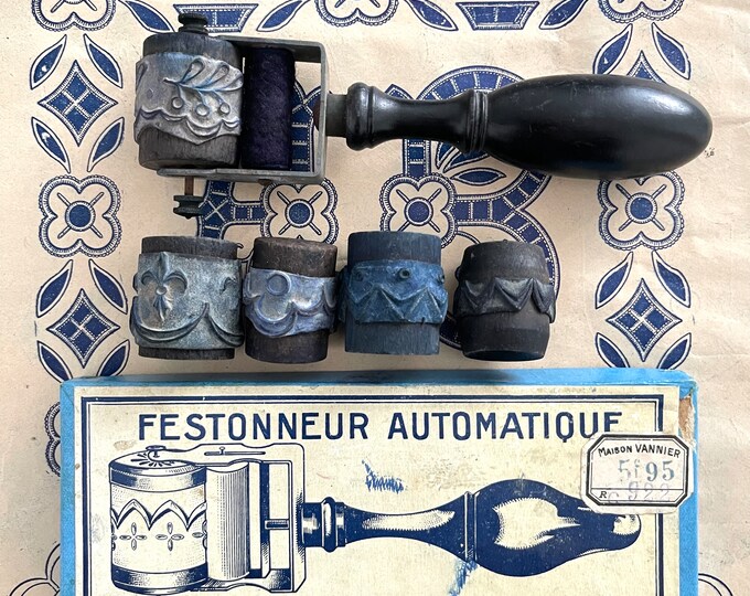 French Antique Embroidery Roller & 4 Extra Barrels - Etsy