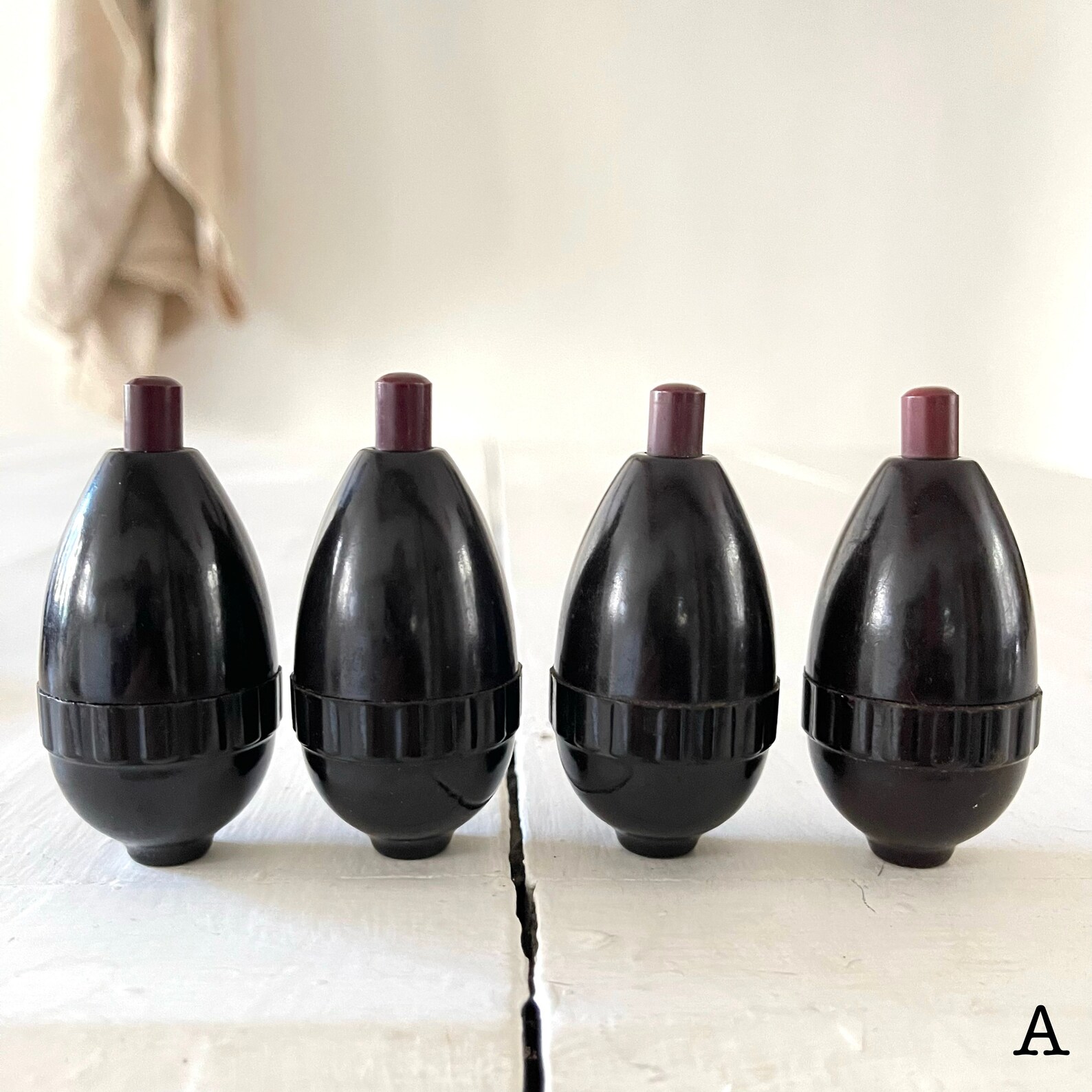French Art Deco Bakelite Push Button Light Switch - Etsy