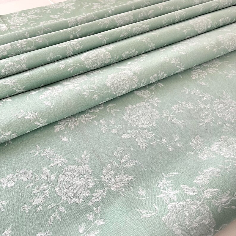 French Vintage Linen Damask Toile De Matelas New Old Stock - Etsy