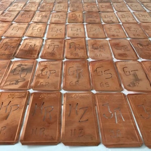 Choose Vintage Copper Stencil, Embroidery Monogram, Initial. - Etsy