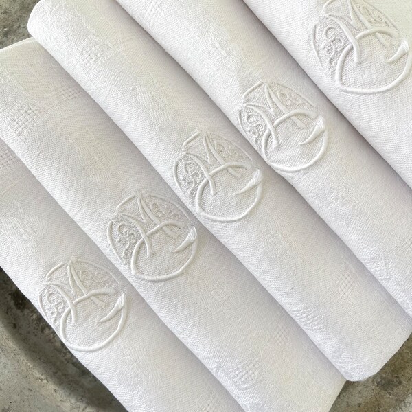 Antique Monogrammed Linens - Etsy