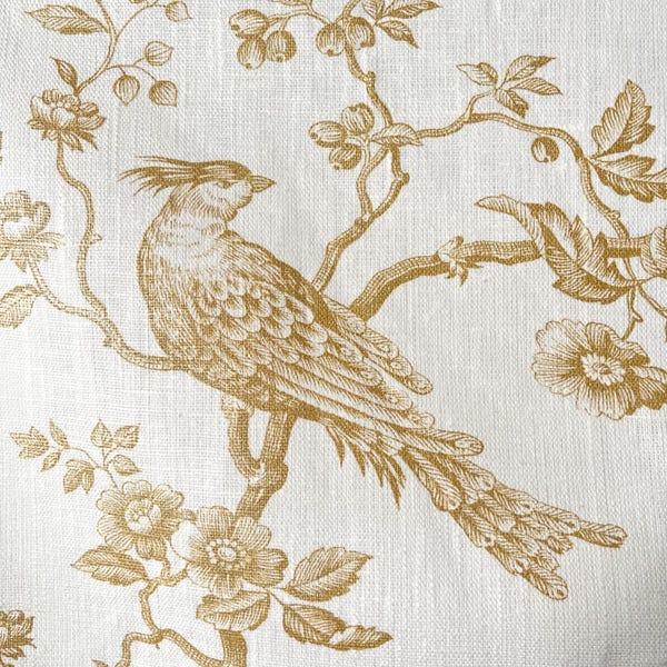Bird Toile Fabric - Etsy