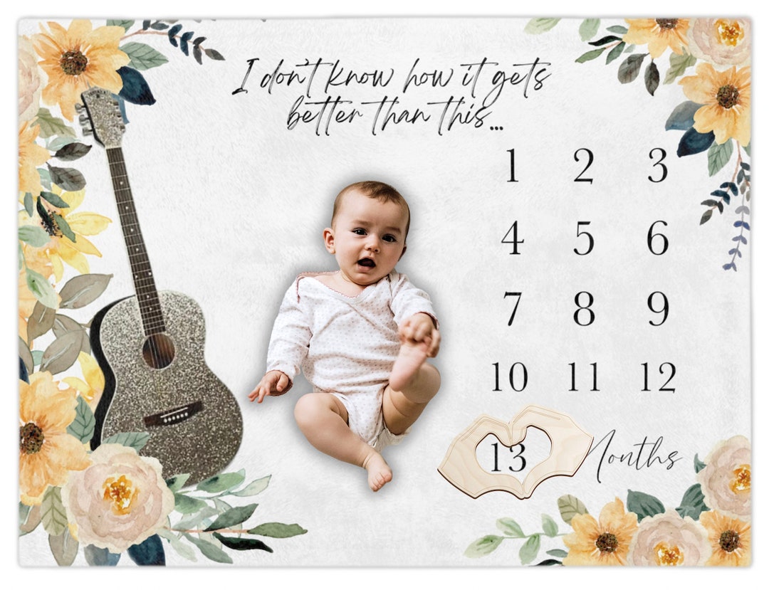 Fearless Baby Milestone Blanket Growth Milestone Photo Blanket - Etsy