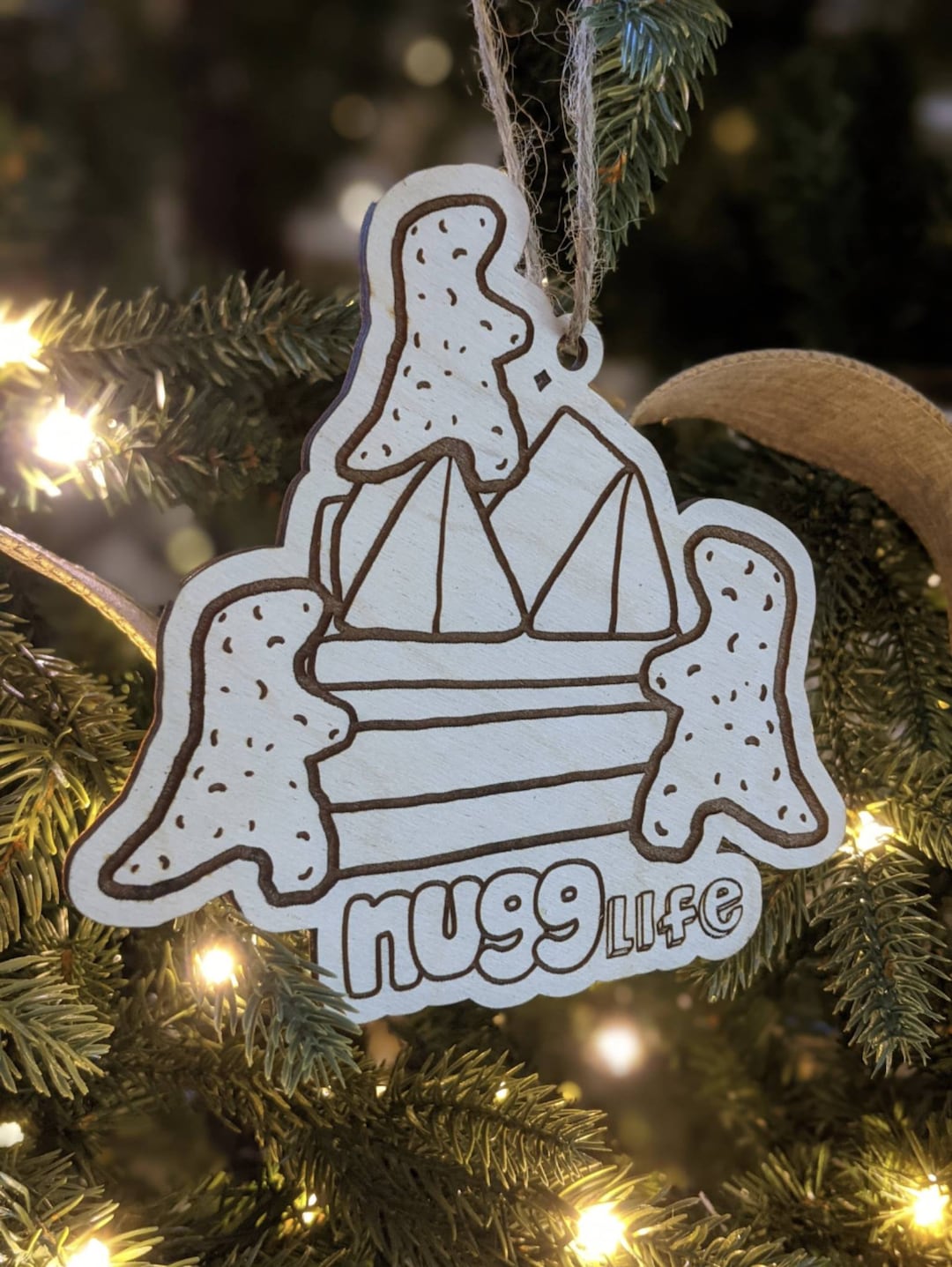 Nugget Couch "nugg Life" Dino Nuggie Ornament - Etsy