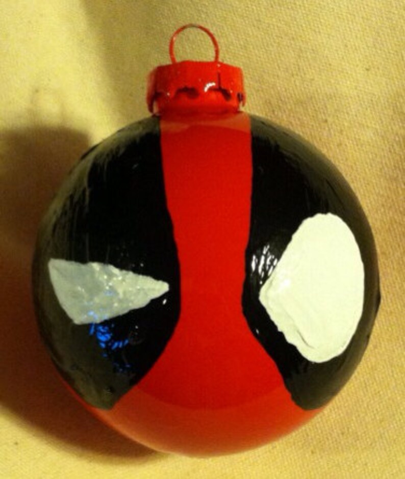 Marvel Deadpool 3 Glass Ball Ornament - Etsy