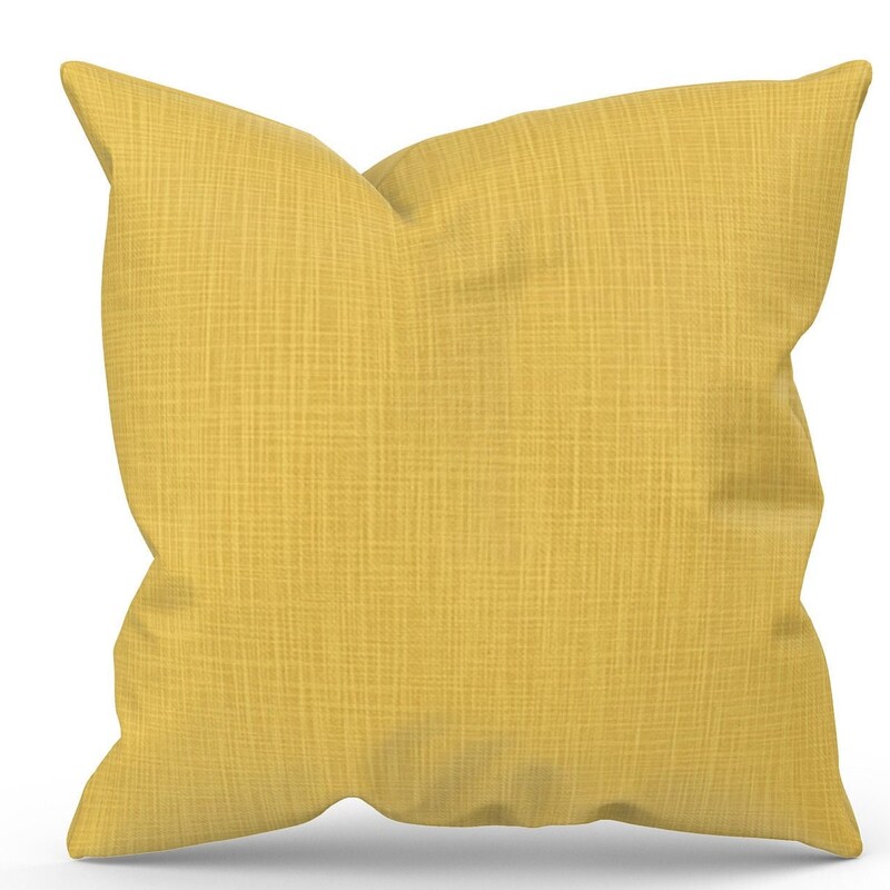 Yellow Pillow - Etsy