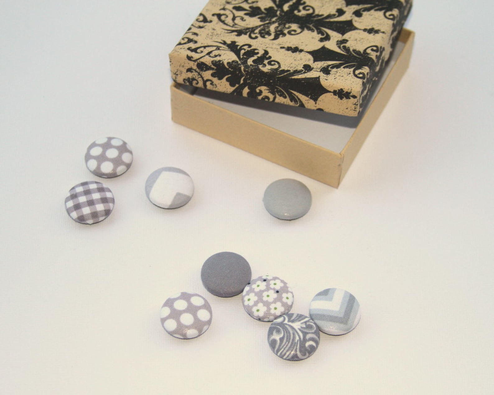 Strong Magnets Gray Magnets Office Magnets Cute Magnets - Etsy