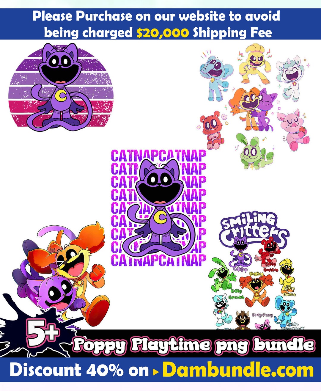 Poppy Playtime Bundle, Gaming Svg Bundle, Huggy Wuggy Svg, Kissy Missy ...