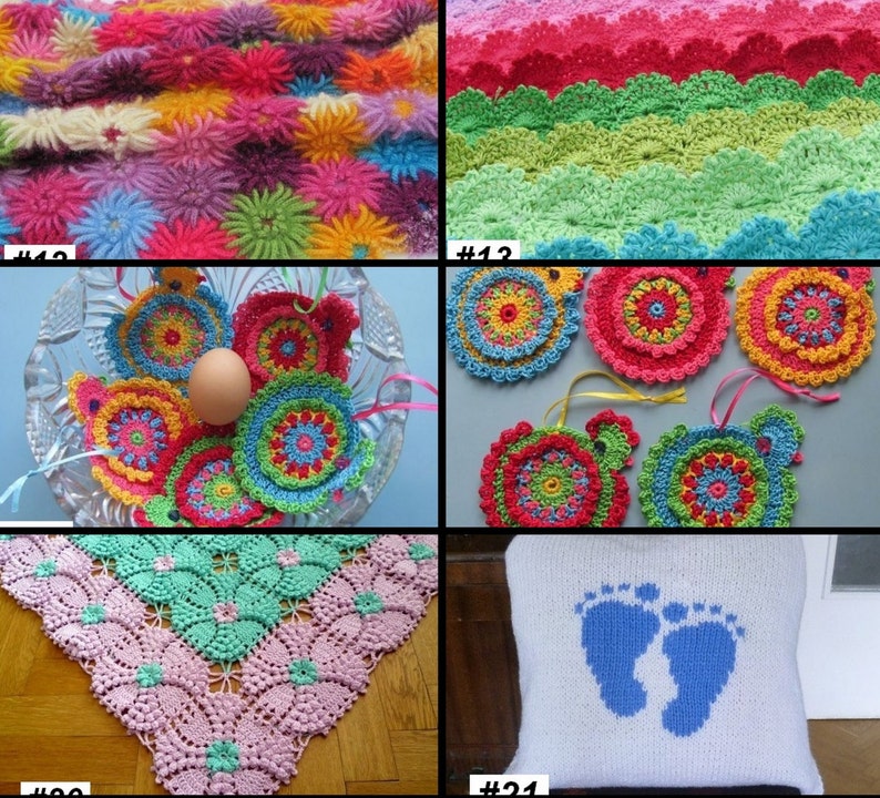 Crochet Patterns Pick Any 5 Crochet Patterns Bundle From - Etsy