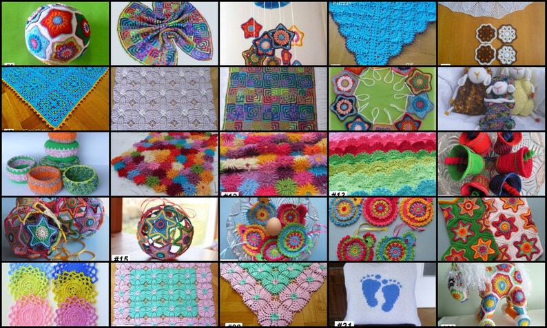 Crochet Patterns Pick Any 5 Crochet Patterns Bundle From - Etsy