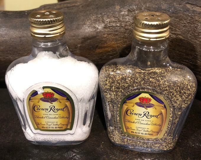 Crown Royal Salt and Pepper Shakers Crown Royal Whiskey Salt and Pepper ...
