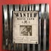 Mafia Capo Wanted Sign Wanted Poster Rustic Vintage Man Cave Sign Beer ...