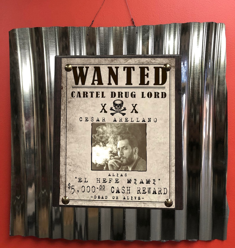 Mexican Cartel Wanted Sign Wanted Poster Rustic Vintage - Etsy