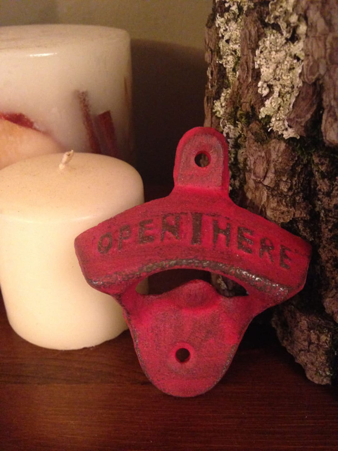 Rustic Bottle Opener Red Antique Style Cast Iron Bottle Operner - Etsy